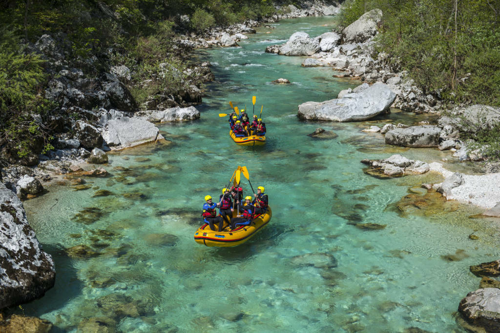 family rafting- bovec- soča - slovenia - Soča Splash Bovec
